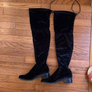 LEMONADE Shoes | Thigh High Slouch Cowboy Boot White Snake Print | Poshmark